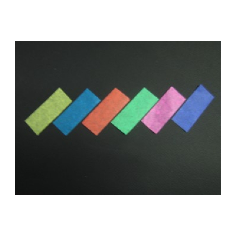 Confettis rectangulaires 2 x 5 cm Multicolores x 10 kg Ignifugés -cf